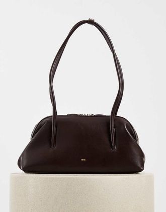 JW PEI Aveline sac port&eacute; &eacute;paule marron fonc&eacute;