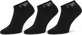 Emporio Armani Kurze Socken EA7 Emporio Armani EM000550 AF26377 UC001 Schwarz