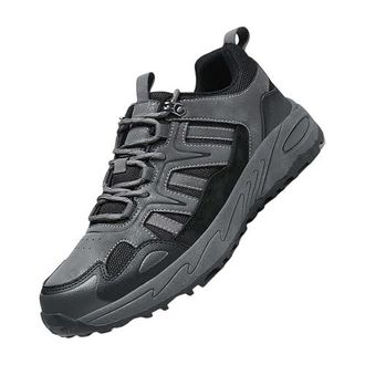 Generic Baskets de marche pour homme - Chaussures de course &agrave; pied plat - Antid&eacute;rapantes - Chaussures d&eacute;contract&eacute;es - Chaussures de randonn&eacute;e respirantes - So