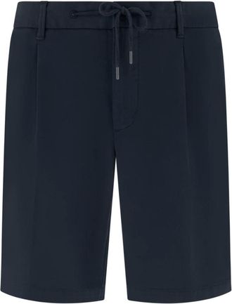 Boggi Milano Homme, Shorts, Bleu, Taille: XS Bermuda d&eacute;t&eacute; en coton stretch