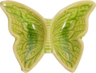 BESPORTBLE ERINGOGO Keramik Aromatherapie Schale Doppelkammer Aromadish f&uuml;r &Auml;therische &Ouml;le und Gew&uuml;rze Gr&uuml;n Glatte Oberfl&auml;che Elegantes Design Vielseitig als Duf