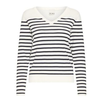 Ichi Ichi, Femme, Pulls, Multicolore, Taille: 36 FR Maille encolure en V