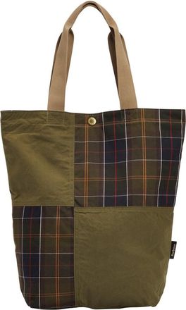 Barbour City-Tragetasche mit Patchwork-Details in