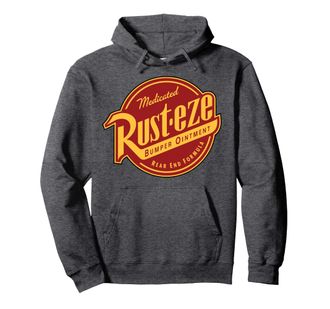 Disney Pixar Cars Rusteze Vintage Logo Pullover Hoodie