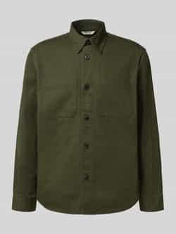 Selected Regular Fit Hemdjacke aus reiner Baumwolle Modell TRAVIS