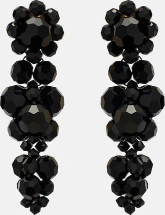 Simone Rocha Boucles doreilles &agrave; cristaux