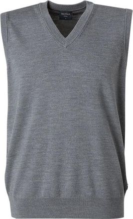 Olymp Herren Pullunder grau unifarben