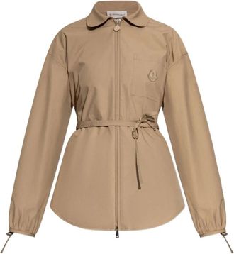 Moncler Femme, Vestes, Beige, Taille: 38 FR Giacca cintura