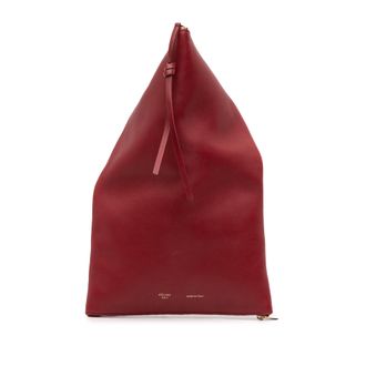 Celine Red Lambskin Berlingot Clutch