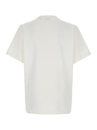 Burberry Mens T-Shirt White Cotton T-Shirts And Polos