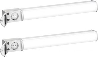 LEDs Com 2 Stück LED Spiegelleuchte FERIG, Bad-Lampe, 49.0cm, 10,2 W, 964lm, weiß