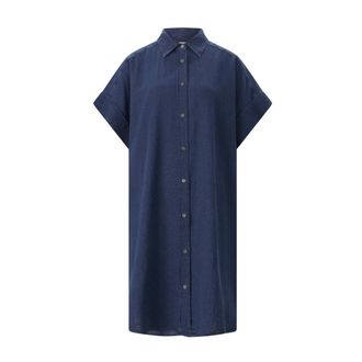 Closed Femme, Robes, Bleu, Taille: 36 FR Shirt Robes