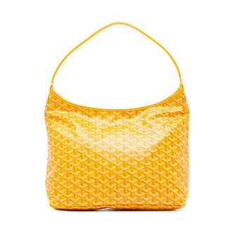Goyard Sac bandouli&egrave;re Boheme Hobo Pre-owned - Femme - Pre-owned - Jaune - Taille: ONE Size