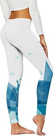 Generic Legging de Sport Femme Legging Minceur Femme Amincissant Leggings Jean Yoga Pants Collant Running Short Cycliste Grande Taille Bleu Electrique Hallowe