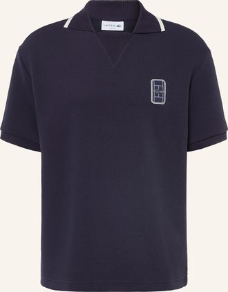 Lacoste Piqu&eacute;-Poloshirt Loose Fit blau
