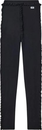GCDS Gcds - Medusa Knit Leggings - Femme - Pantalons - Noir - Taille: 34 FR