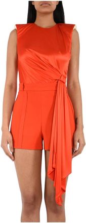 Elisabetta Franchi Femme, Combinaisons et Ensembles, Orange, Taille: 36 FR Combishorts