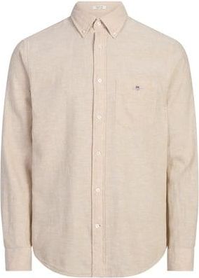 GANT Chemise col am&eacute;ricain en lin et coton