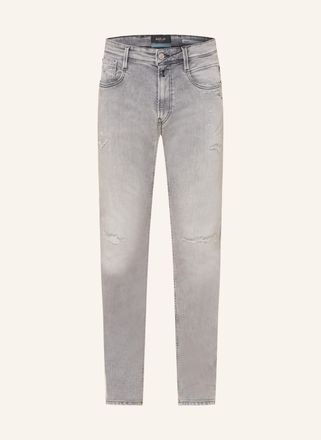 Replay Destroyed Jeans Anbass Slim Fit grau