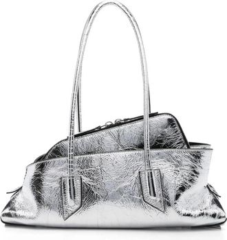 The Attico Femme, Sacs, Gris, Taille: ONE Size La Passeggiata Small