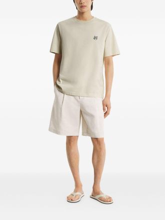 Maison Kitsun&eacute; Fox Head T-Shirt - Beige