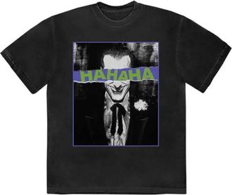 The Joker T-shirt unisexe pour adulte Hahaha Eyes, Noir, XL