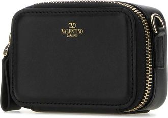 Valentino Garavani Homme, Accessoires, Noir, Taille: ONE Size Leather Wallet