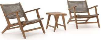 Bellagio la vita attrattiva Bellagio Elcito Lounge Balkonm&ouml;bel-Set 3-teilig