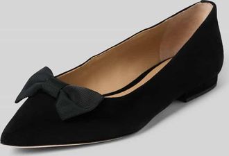 Lauren Ralph Lauren Ballerinas aus Leder mit Schleifen-Applikation Modell LONDYN