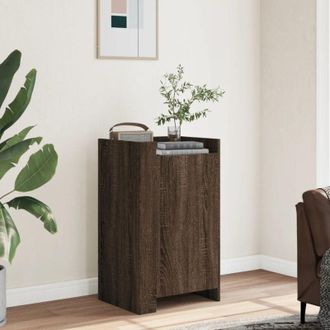 vidaXL Buffet ch&ecirc;ne marron 45x35x75 cm bois ding&eacute;nierie - Vidaxl