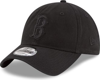 New Era Boston Red Sox 9twenty Adjustable Cap MLB Black On Black Black - One-Size