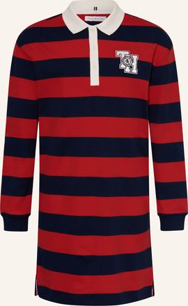 Tommy Hilfiger Jersey-Polokleid blau