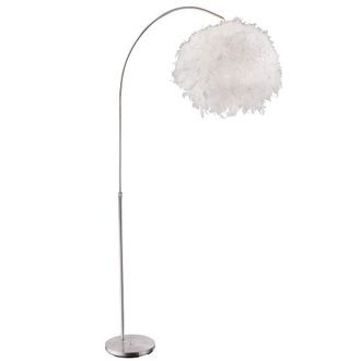 Globo Lighting Steh Lampe Wohn Zimmer Beistell Beleuchtung Feder Kugel Bogen Stand Leuchte