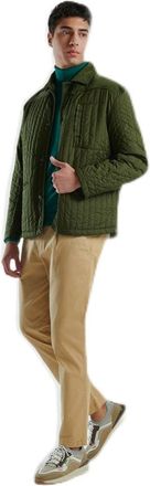 Benetton Herren 215 x un058 Jacke, grün, L