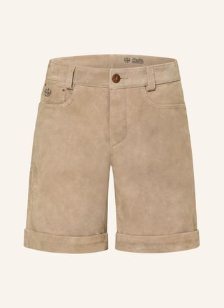 Meindl Lederhose Bullrider Short beige