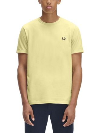 Fred Perry Cotton Ringer T-Shirt - Yellow