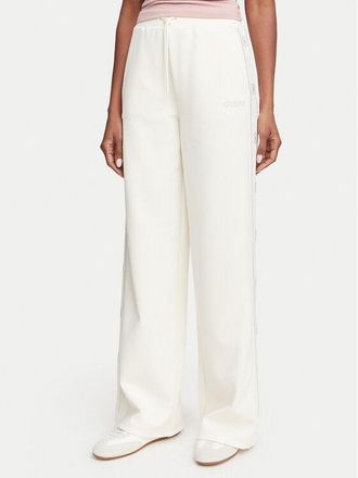 Guess Jogginghose V5BB12 KCX22 Creme Regular Fit