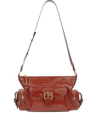 Chlo&eacute; sac &agrave; bandouli&egrave;re Camera en cuir - Marron