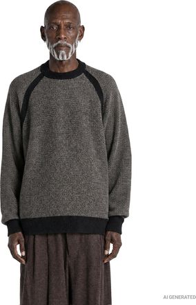 Ziggy Chen Oversized Raglan Sweataer