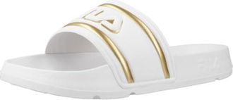 Fila Femme Morro Bay Logo Slipper WMN Mocassin, White-Gold, 37 EU