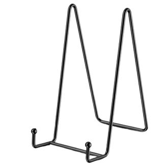 Generico Eisen- - - : Stabiles Metall-Displayregal, dekorativer Rahmenst&auml;nder f&uuml;r Teller, Gem&auml;lde, Platten, Kunst, Tabletts, vielseitig verstellbar, f&uuml;r B&uuml;cher