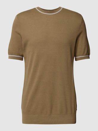 HUGO BOSS T-Shirt mit Kontraststreifen Modell Oricco