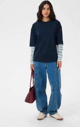 Kaffe Langarmbluse Langarm-Shirt KAloren