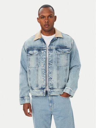 HUGO BOSS Jeansjacke Erlo 50563343 Hellblau Relaxed Fit