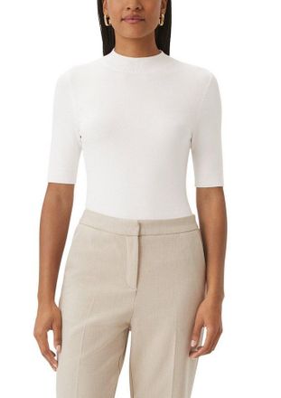 Comma Strickpullover mit Turtleneck, halbarm