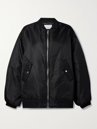 Frankie Shop Astra Shell Bomber Jacket - Black