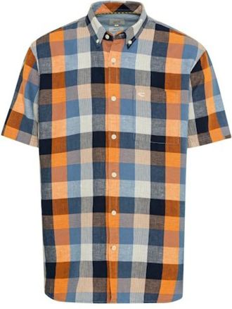 Camel Active Gekarretes Kurzarmhemd - - Shirts - Herren - Mehrfarbig - L