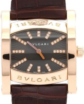 Bulgari Pre-owned Assioma Or Rose Quartz - Femme - Pre-owned - Gris - Taille: ONE Size