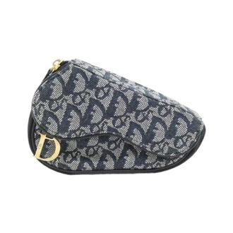 Dior Pre-owned Canvas Pouch - - Pre-owned - Damen - Blau - ONE SIZE