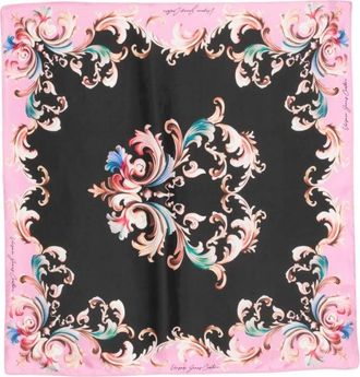 Versace Jeans Couture Femme, Accessoires, Multicolore, Taille: ONE Size Silk Scarf
